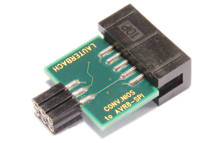 Converter AVR8 10 Pin JTAG to 6 Pin SPI | LA-2732